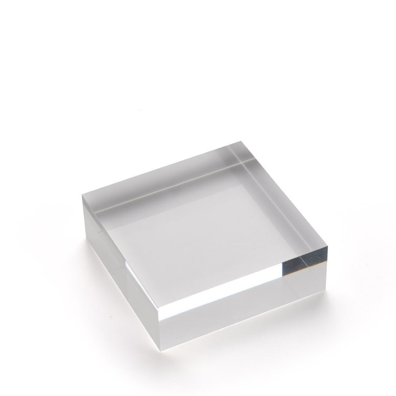 Acrylic Blocks - Clear Diamond Polished | APF Australian Plastic ...